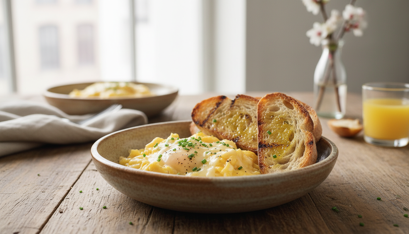 Brouillade d’œufs au fromage : la recette onctueuse à savourer